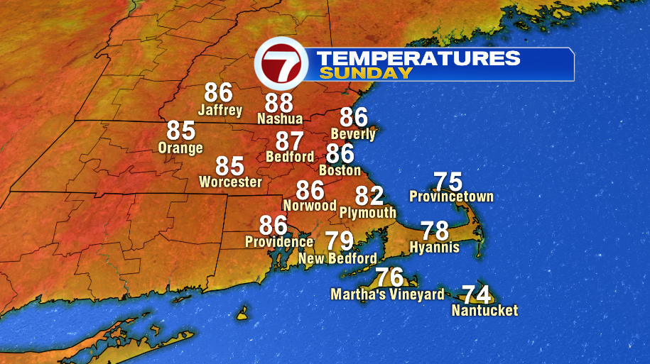 Last Day of Summer in the 80s - Boston News, Weather, Sports | WHDH 7News