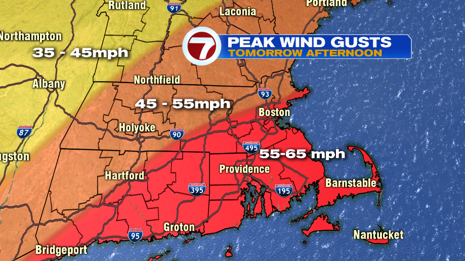 Damaging Wind Gusts Likely Monday - Boston News, Weather, Sports | WHDH ...