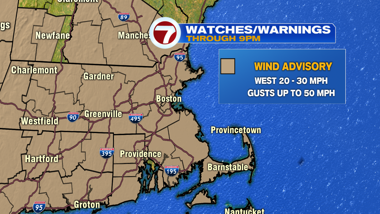 Showers/Storms Move Out, Strong Wind Takes Over - Boston News, Weather ...
